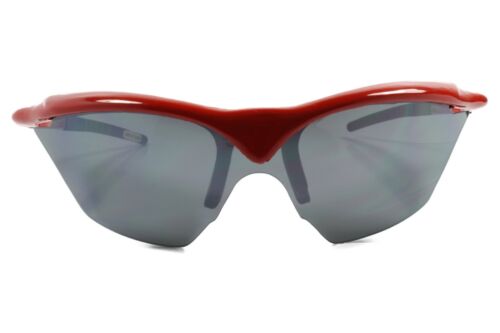 Genuine Vintage Slick Design Wrap Around Athletic Sport Sunglasses Red ...