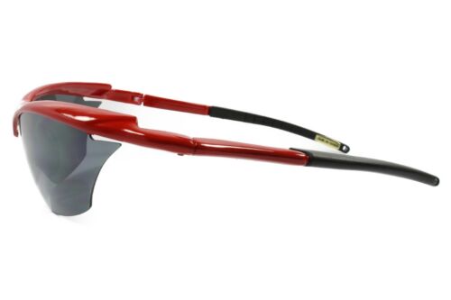 Genuine Vintage Slick Design Wrap Around Athletic Sport Sunglasses Red ...