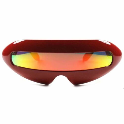Alien Robot Costume Cyclops Novelty Futuristic Red Mirrored Lens ...