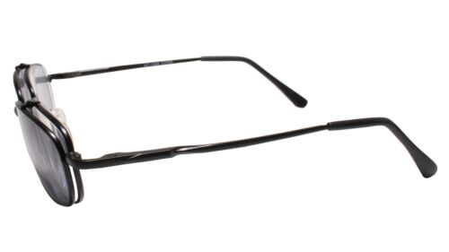 Old School Rectangle Flip Tinted Lens Black Frame 3.75 Reading Sun ...